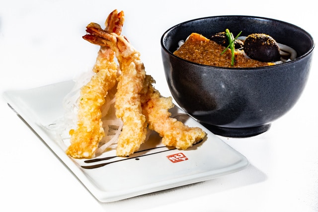 Udon & Ebi Tempura - Magokoro